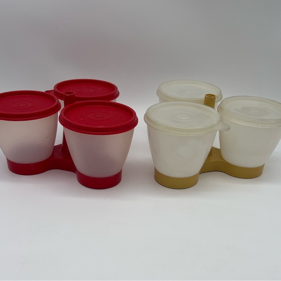 Tupperware | Kitchen | Lot Of 2 Vintage 97s Tupperware Condiment Caddy ...